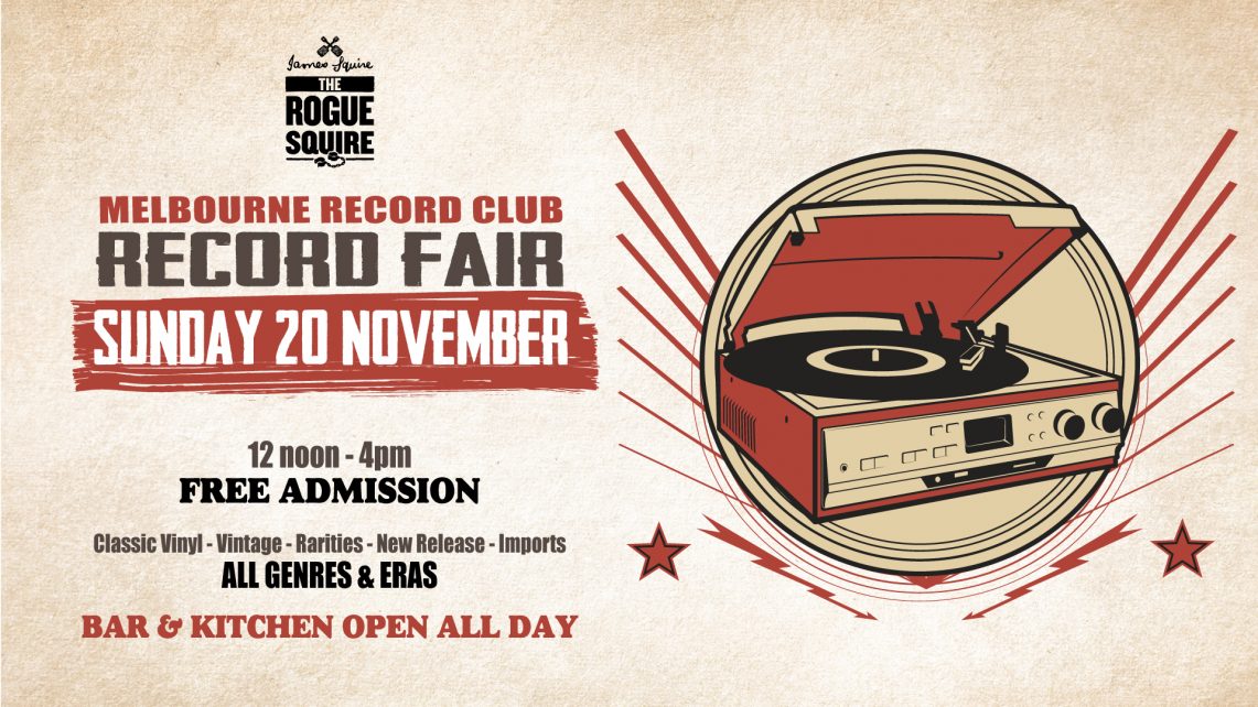Melbourne Record Club Record Fair - The Rogue Squire