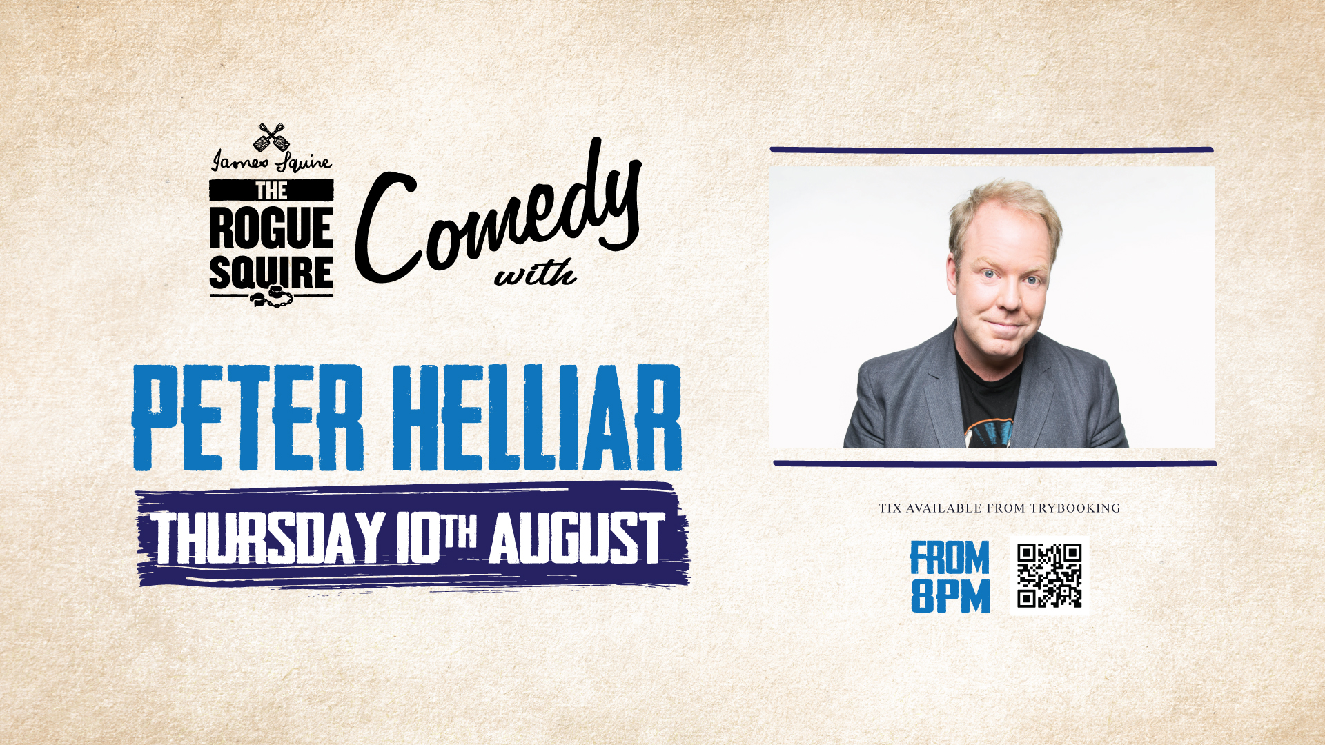 Comedy with Peter Helliar - The Rogue Squire